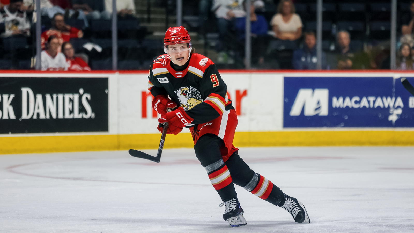 Exclusive: Red Wings Prospect Emmitt Finnie Talks NHL Aspirations, Bond with Nate Danielson